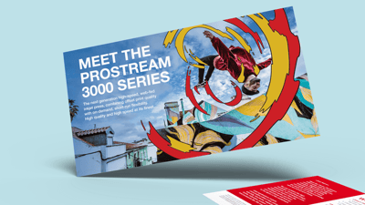 A Bold Postcard to Announce the New Canon ProStream 3000 Series