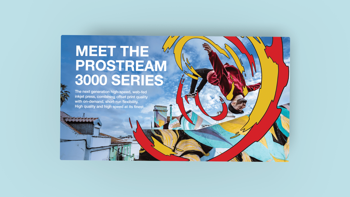 A Bold Postcard to Announce the New Canon ProStream 3000 Series